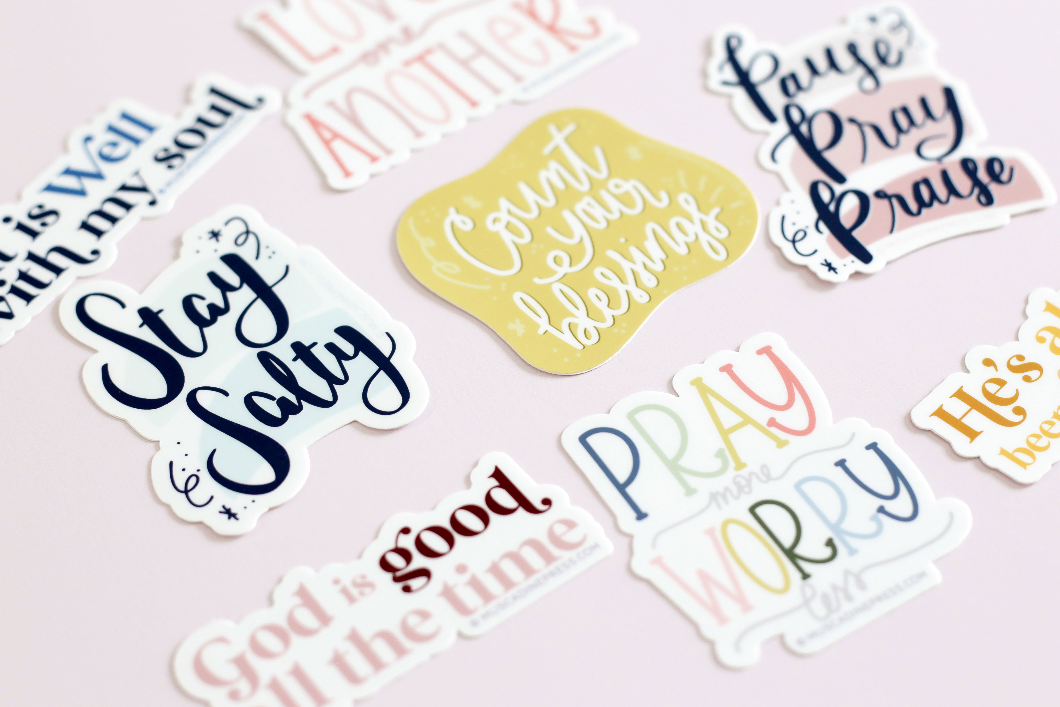Luxe Vinyl Stickers – Muscadine Press